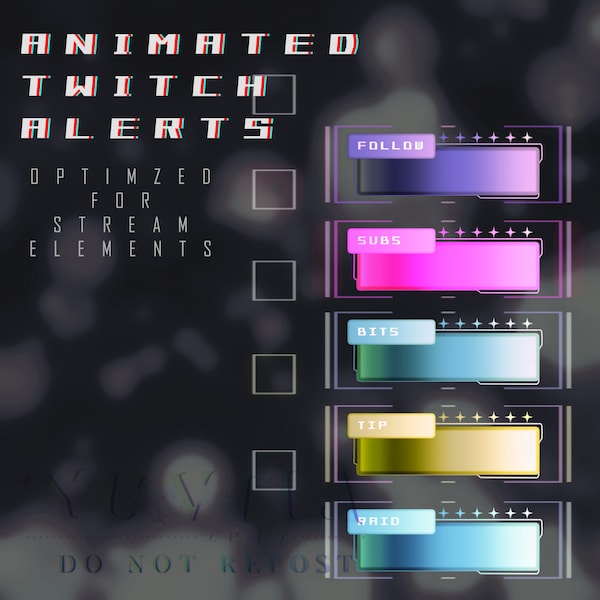 Twitch Alert Animation - Etsy