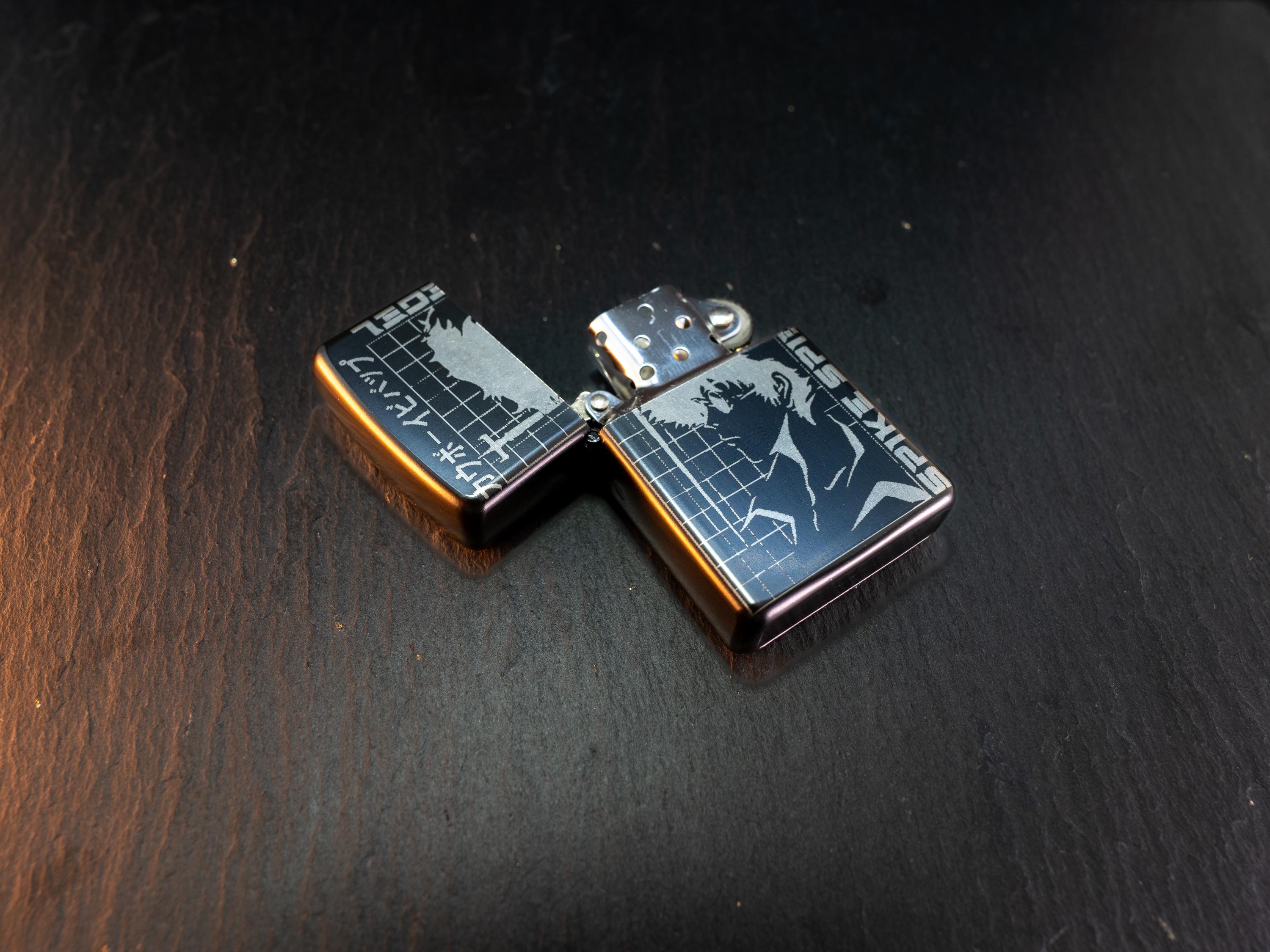 Cowboy Bebop Petrol Lighter - Space Cowboy - Flip Top - Anime Gift ...
