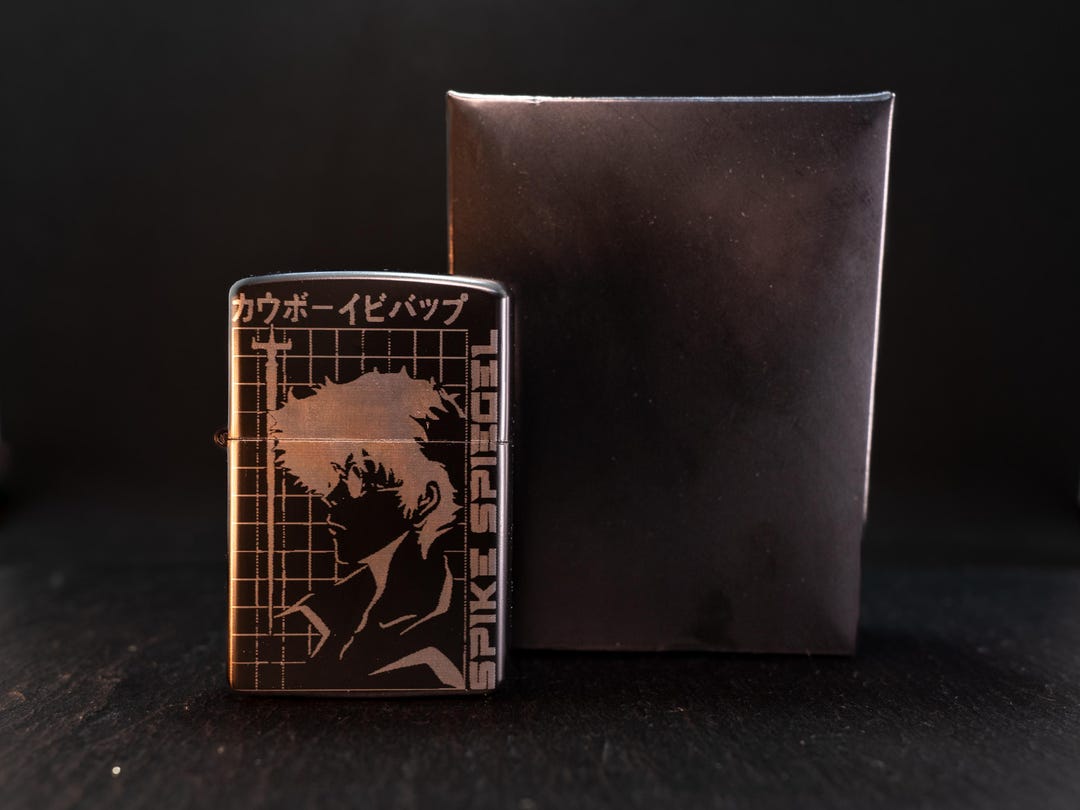Cowboy Bebop Petrol Lighter - Space Cowboy - Flip Top - Anime Gift ...