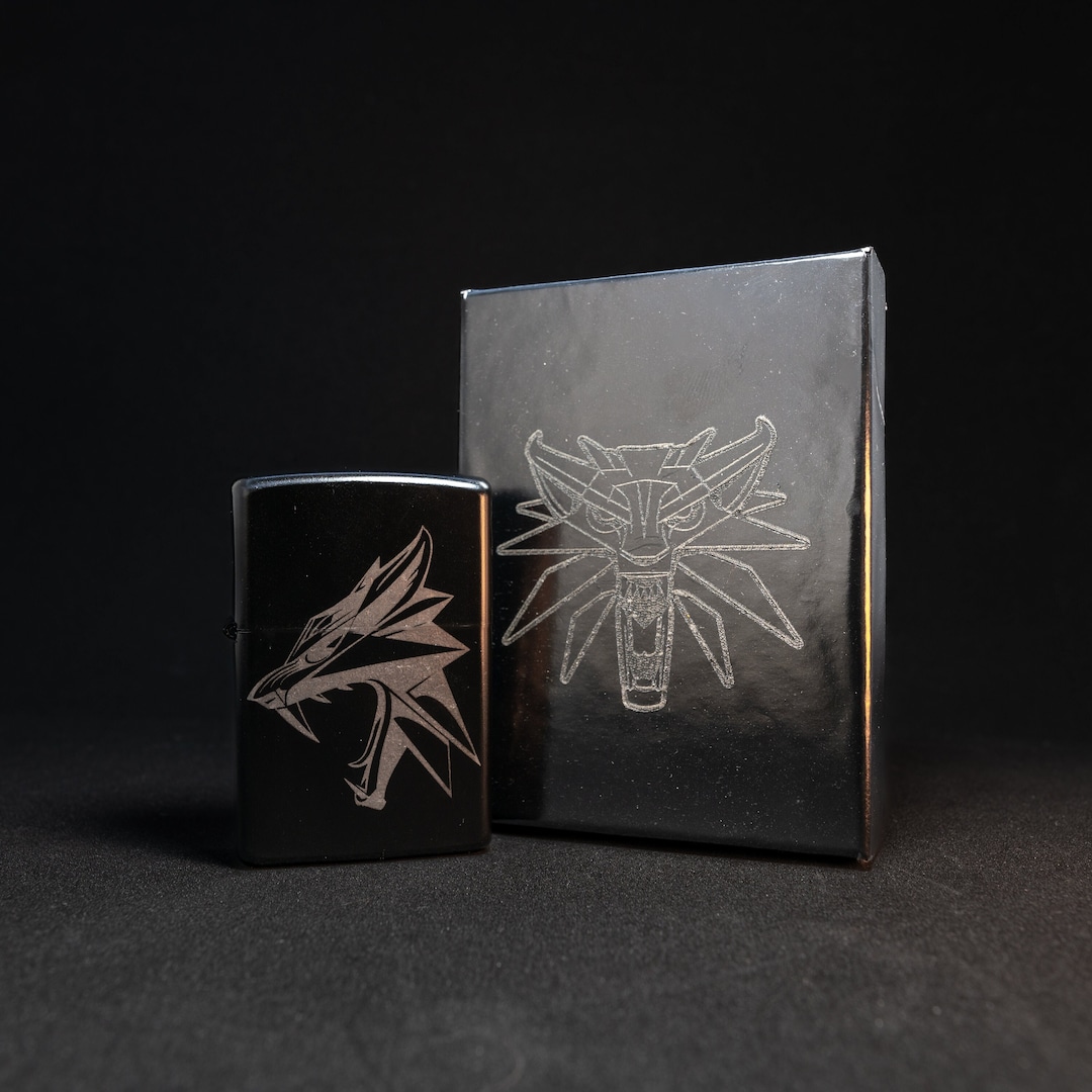 Witcher Wolf Medallion Petrol Lighter - Etsy