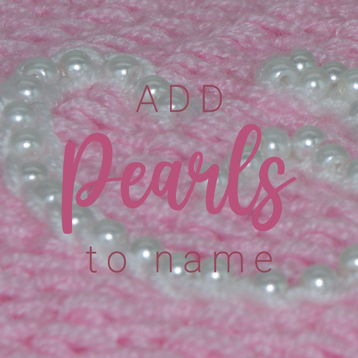 Adding Pearls to Name - Etsy