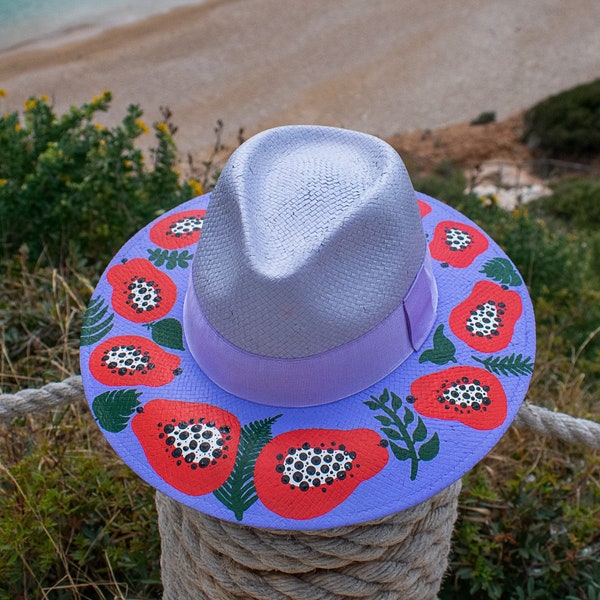 Hand Painted Hats - Etsy
