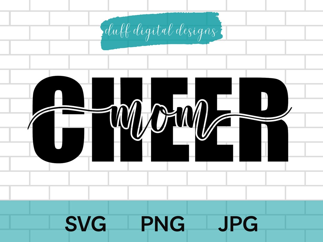 Cheer Mom SVG | Cheer Mom Cut File for Cricut | Cheerleading SVG ...