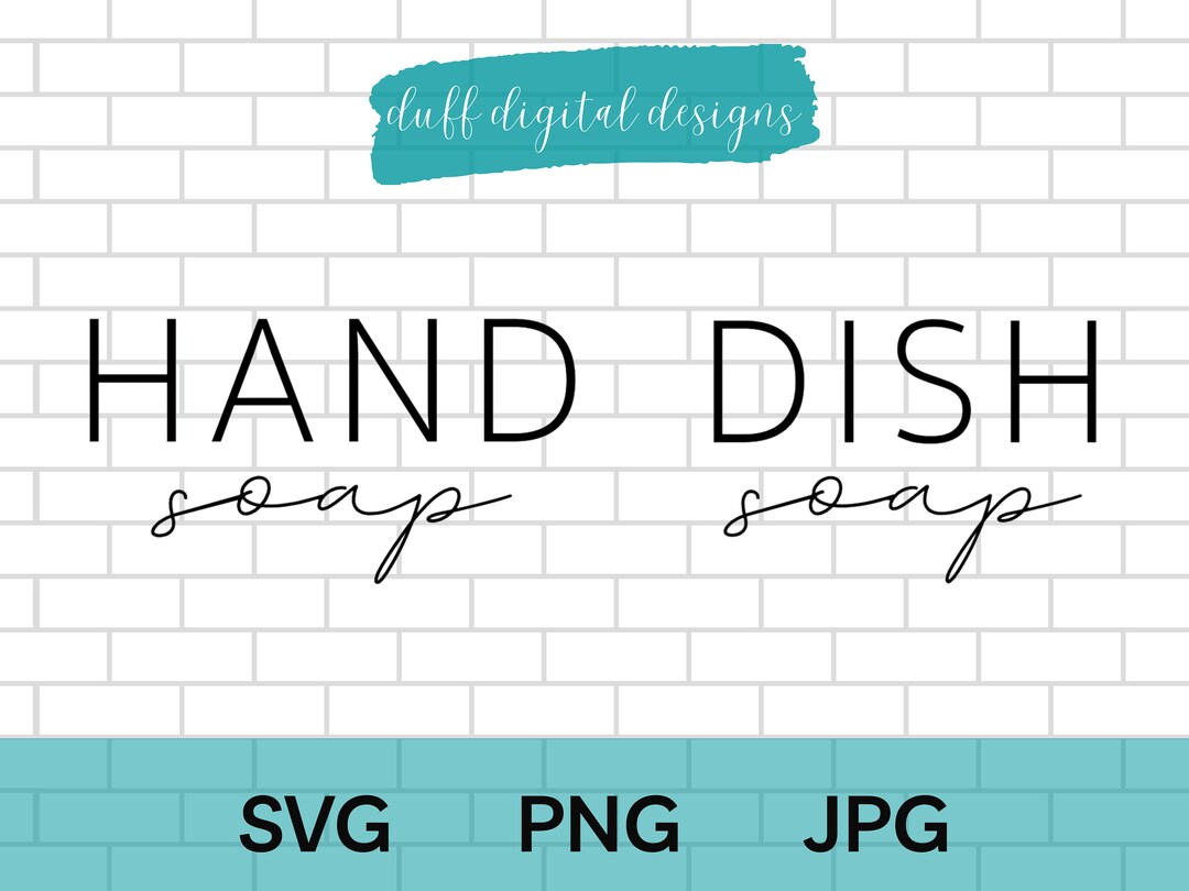 Hand Soap Dish Soap SVG Soap Dispenser Cut File for Cricut - Etsy