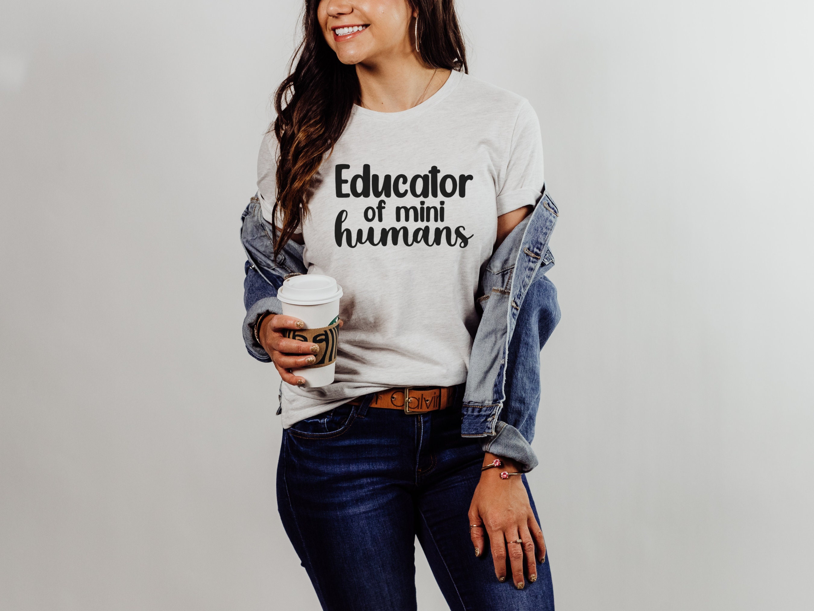 Educator of Mini Humans Teacher SVG | Teacher Cut File for Cricut ...