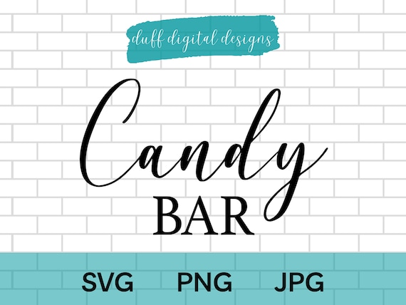 Candy Bar SVG Candy Bar Cut File for Cricut Wedding SVG - Etsy
