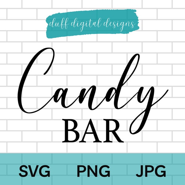 Candy Bar Sign - Etsy