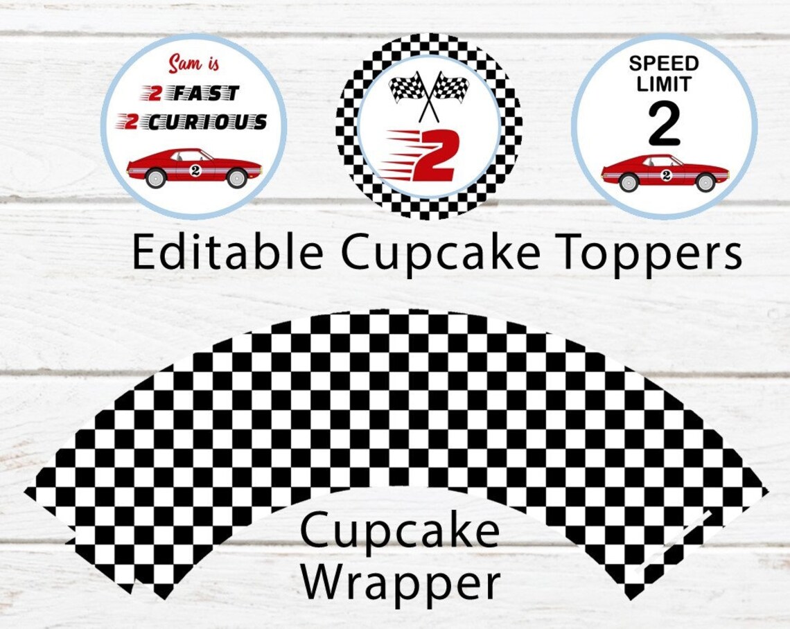 EDIT & PRINT 2 Fast 2 Curious Party Bundle Two Year Party - Etsy