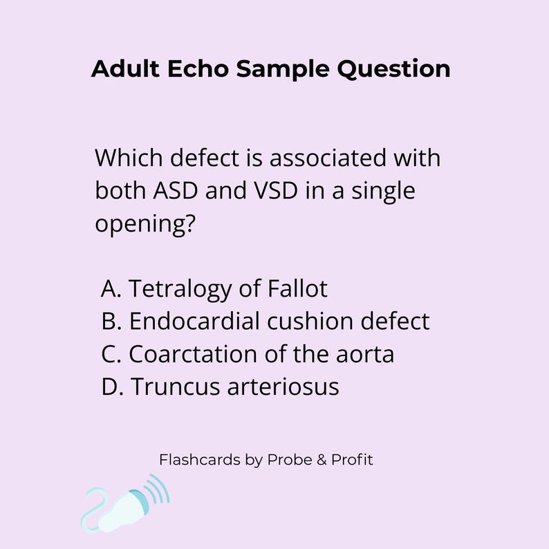 RDCS Adult Echocardiography Registry Flashcards | Practice Questions ...