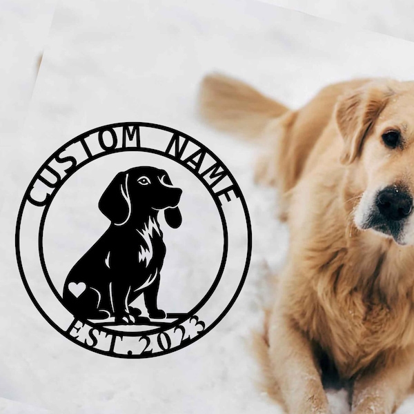 Dog Metal Art - Etsy