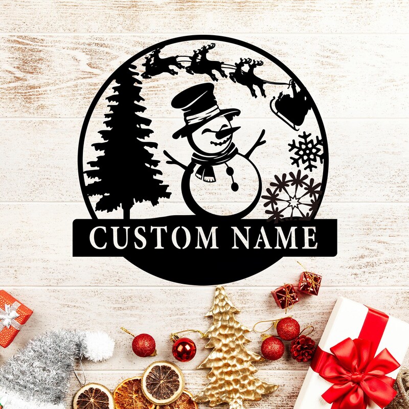 Christmas Metal Art - Etsy