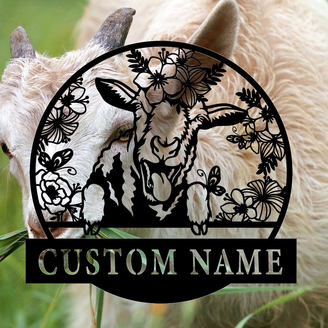 Custom Sheep Metal Wall Sign, Personalized Sheep Metal Wall Art, Sheep ...