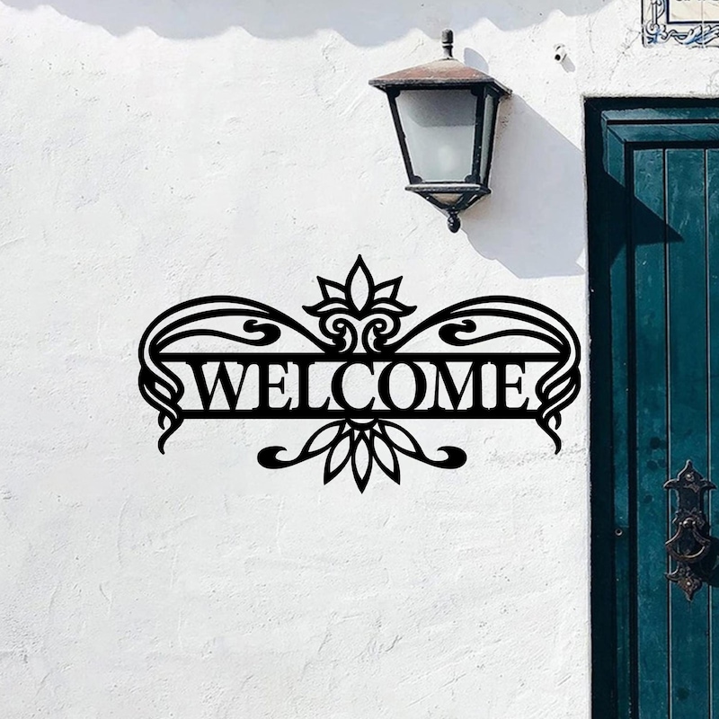 Outdoor Welcome Sign - Etsy