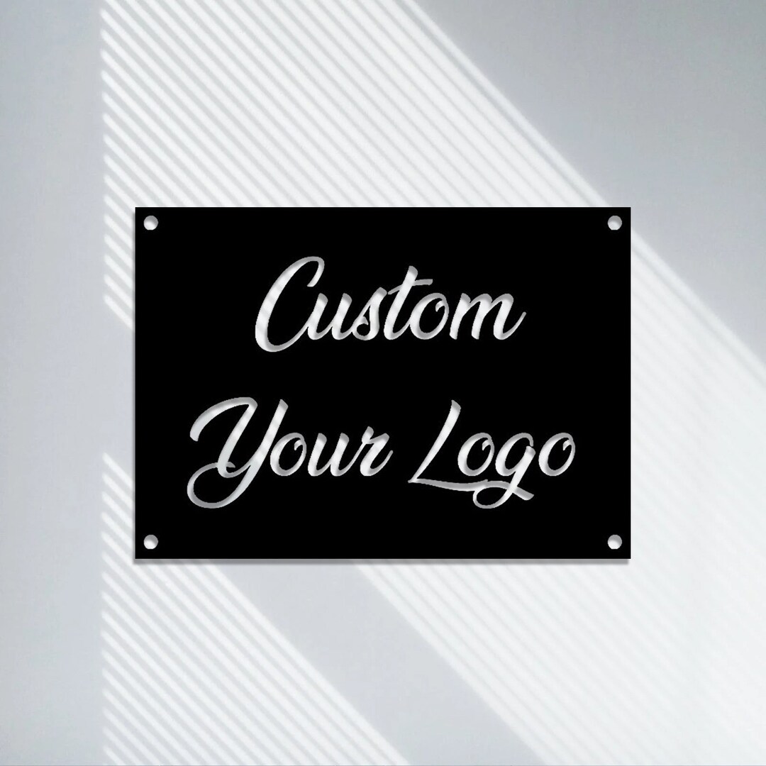 Custom Metal Business Sign,custom Metal Sign,personalized Sign ...