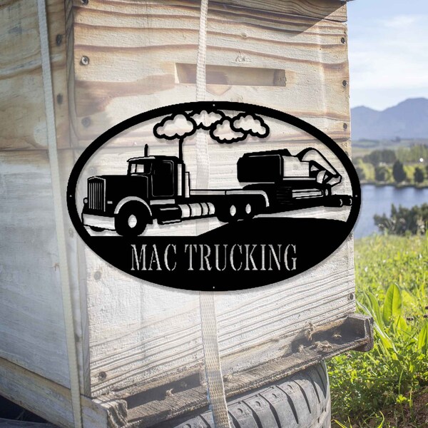 Metal Trucking Signs - Etsy