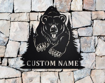 Outdoor Bear Monogram - Etsy