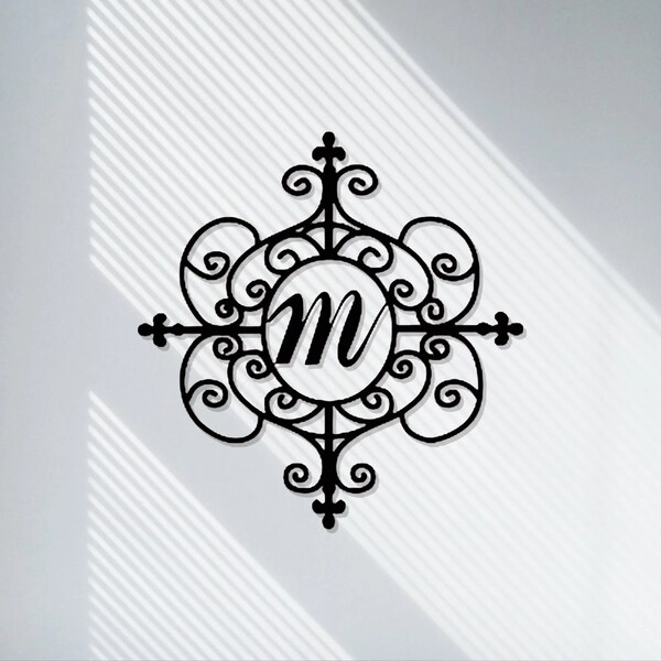 Metal Monogram - Etsy