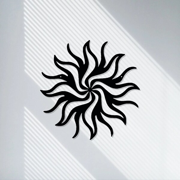 Metal Sun Wall Art - Etsy
