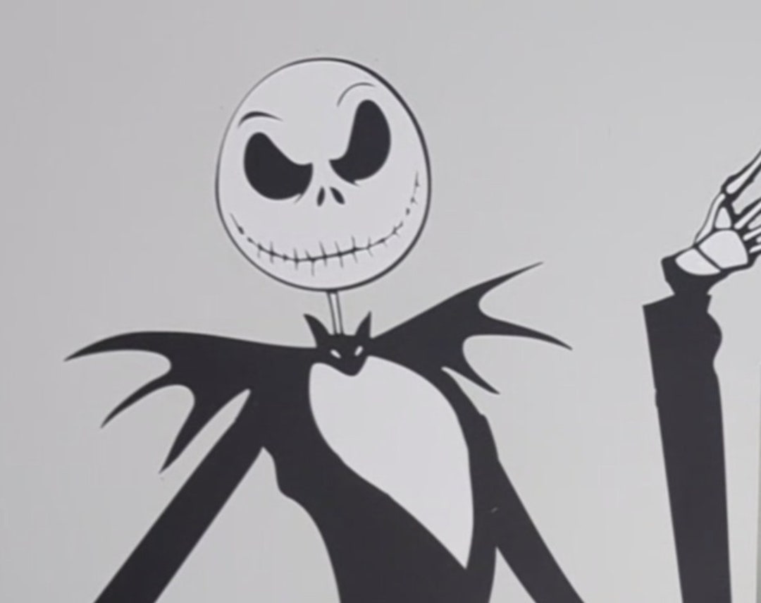 7' Jack Skellington Digital Cut File - Etsy