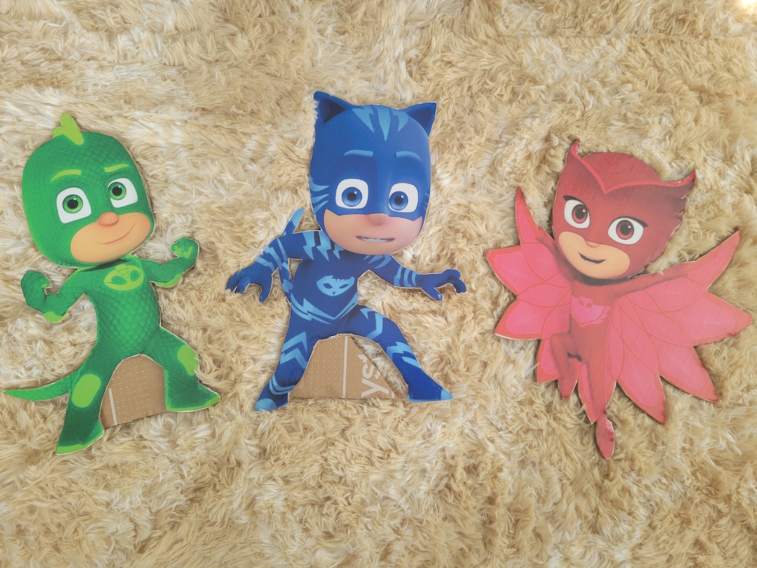 Standing PJ Mask Party/prop Cutouts - Etsy