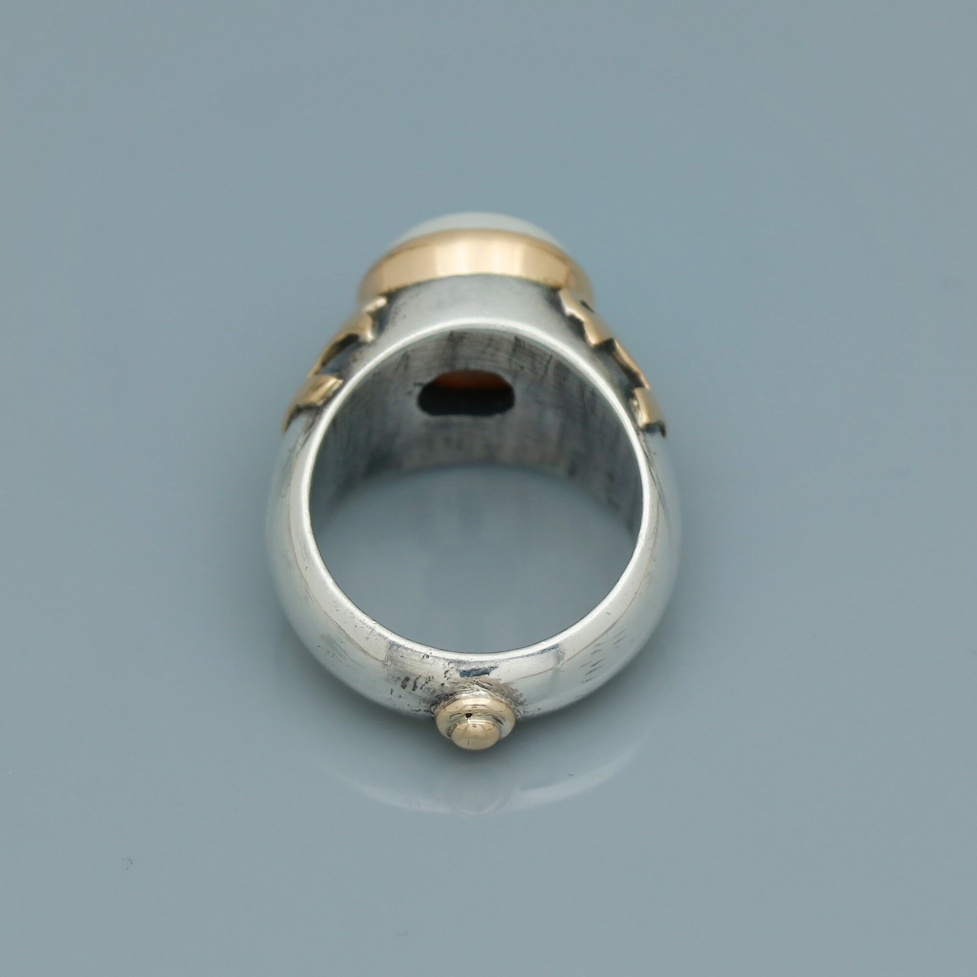 Antique 18k Gold Ancient Roman Ring, 925 Sterling Silver Roman Ring ...