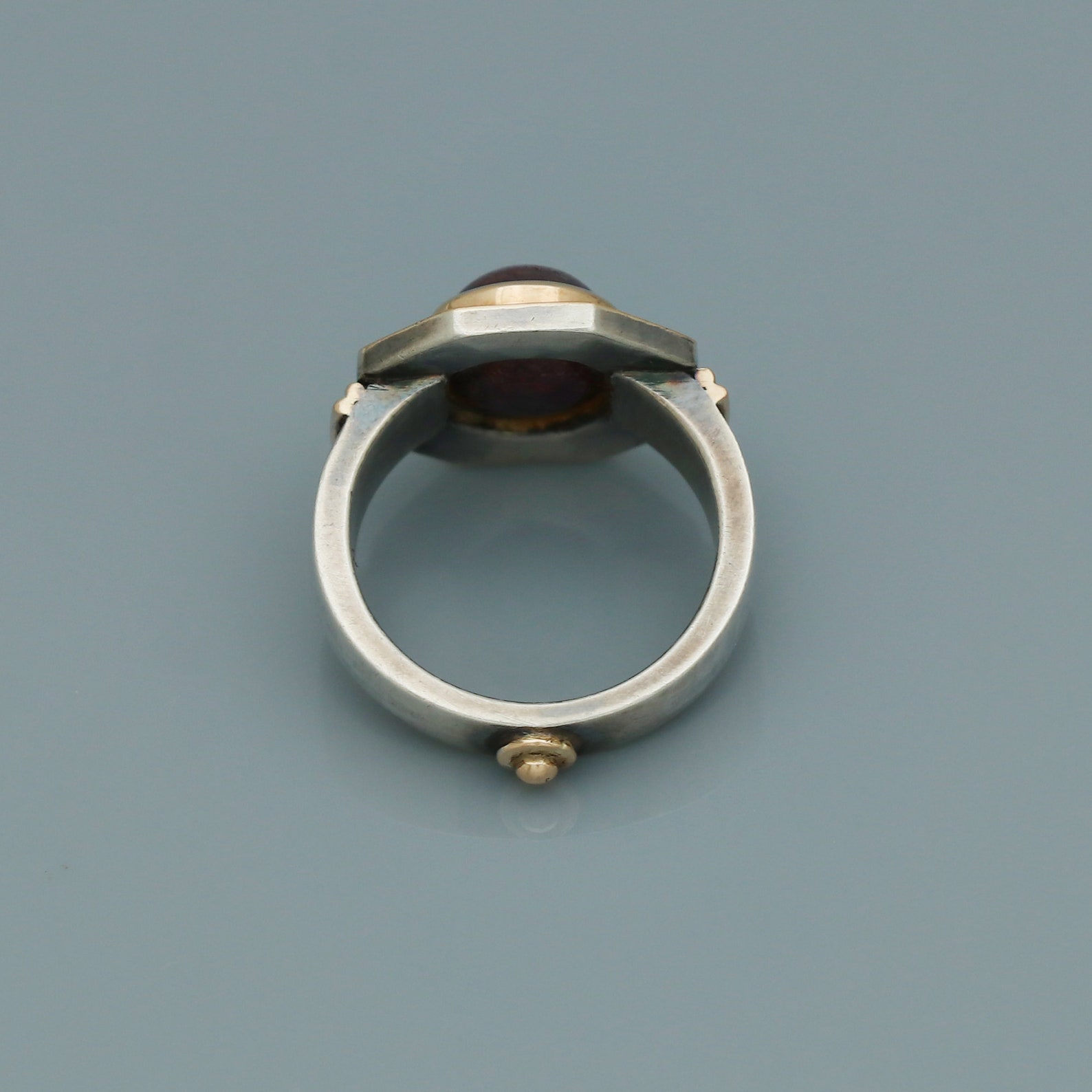 Antique 18k Gold Ancient Roman Ring, 925 Sterling Silver Roman Ring ...