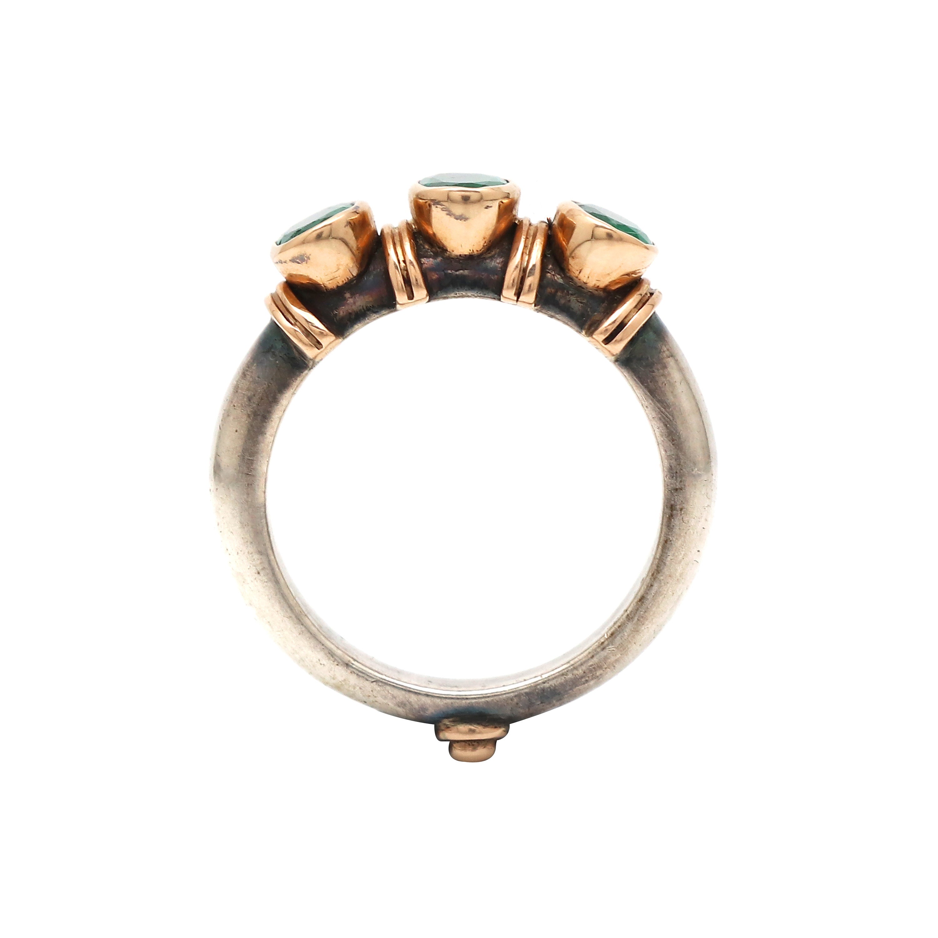 Antique 18k Gold Ancient Roman Ring, 925 Sterling Silver Roman Ring ...