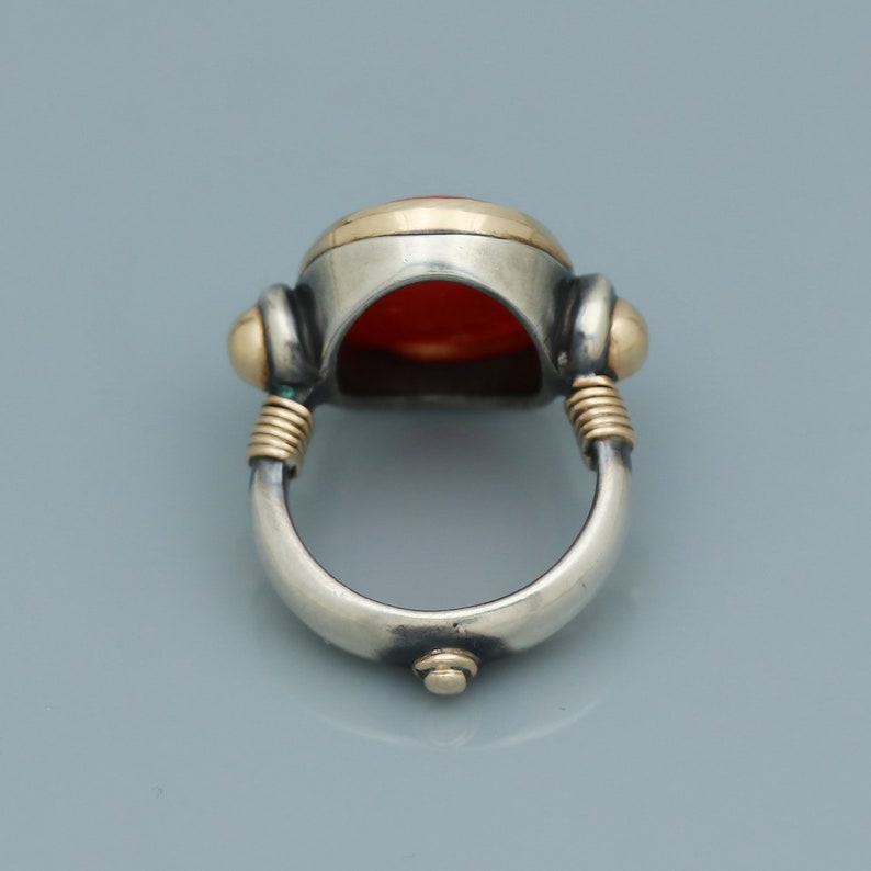 Antique 18k Gold Ancient Roman Ring 925 Sterling Silver Roman - Etsy UK