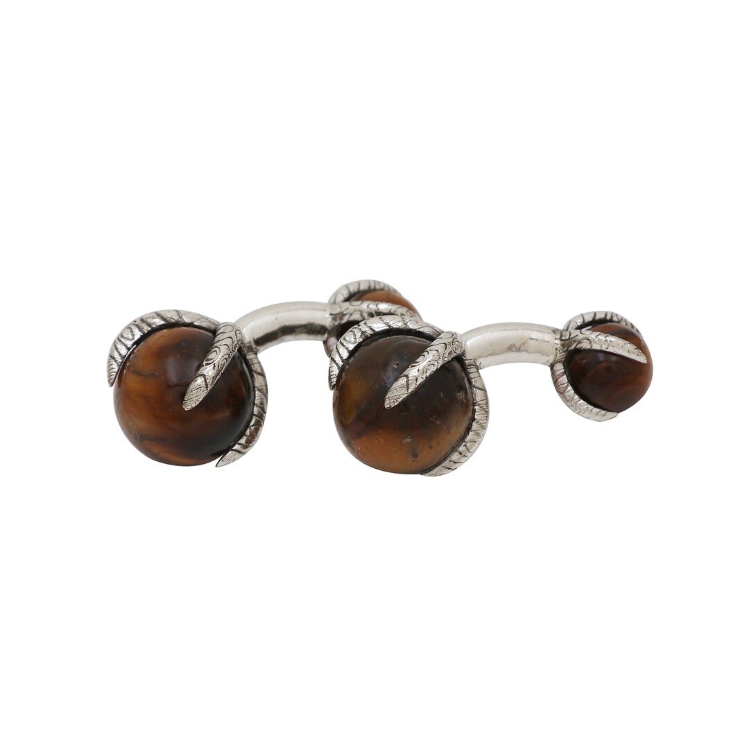 Claw Tiger Eye Cufflinks - Etsy