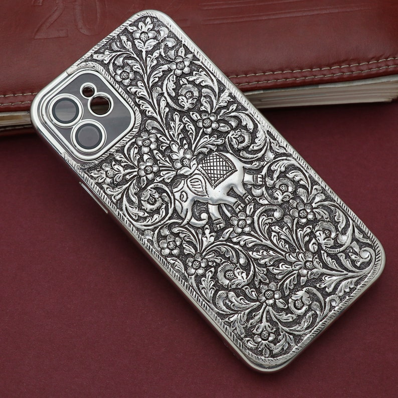 Sterling Silver Designer Elephant Phone Cover - Etsy