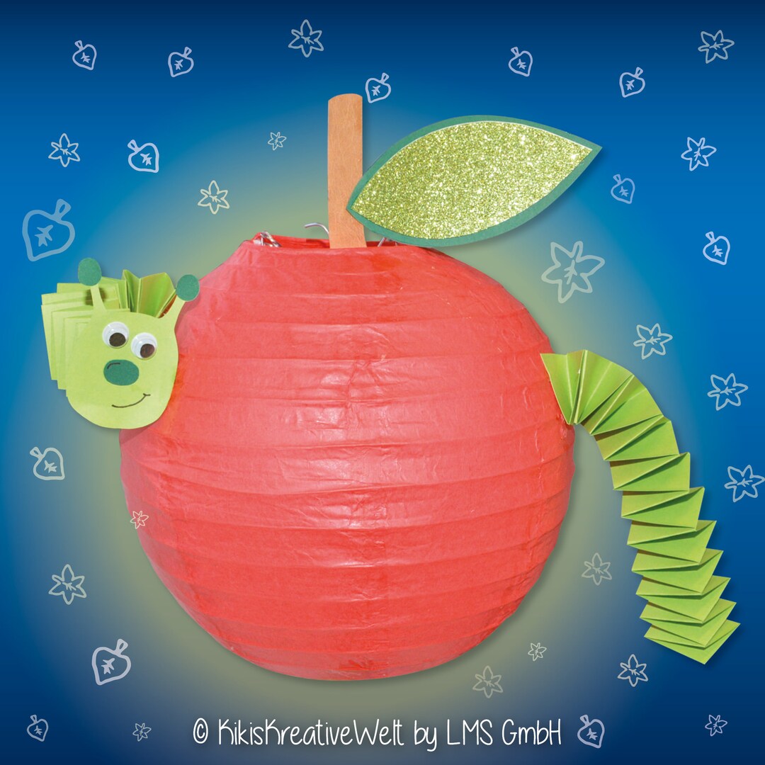 Lantern Craft Set "apples" for St. Martin's Parade, Lantern Parade, St ...