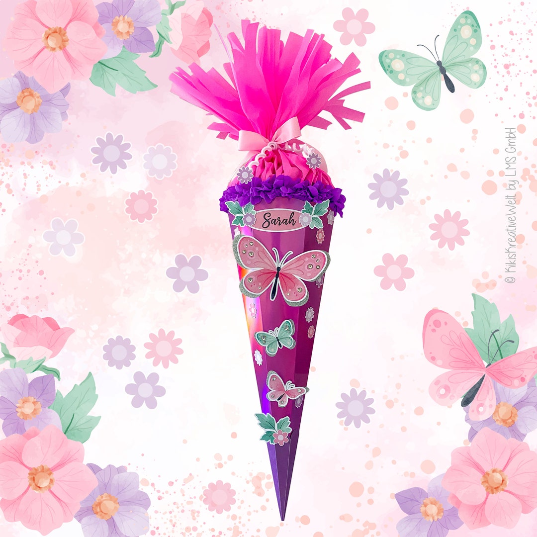 School Cone Craft Set butterflies - Etsy