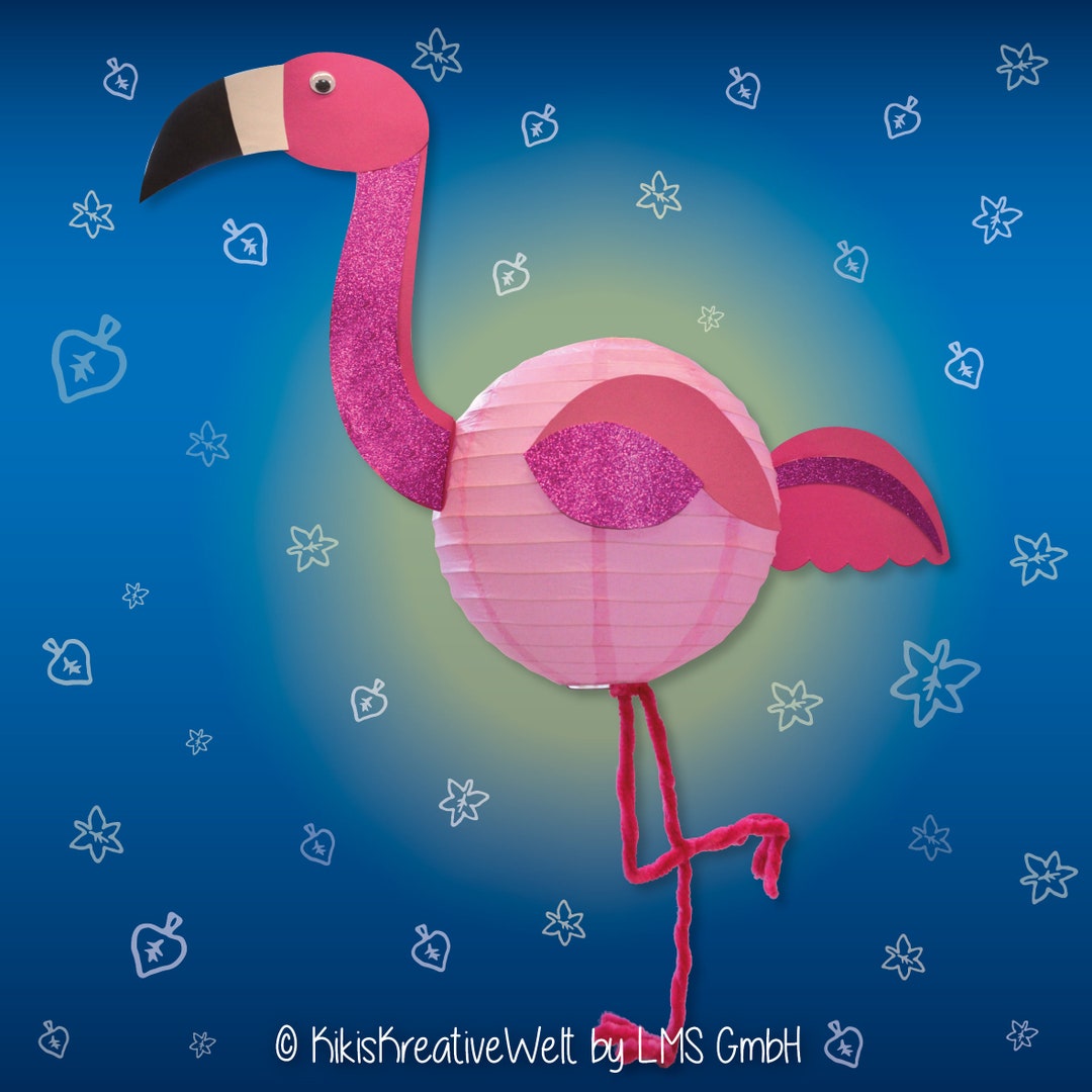 Lantern Craft Set "flamingo Fiona" for St. Martin's Parade, Lantern ...