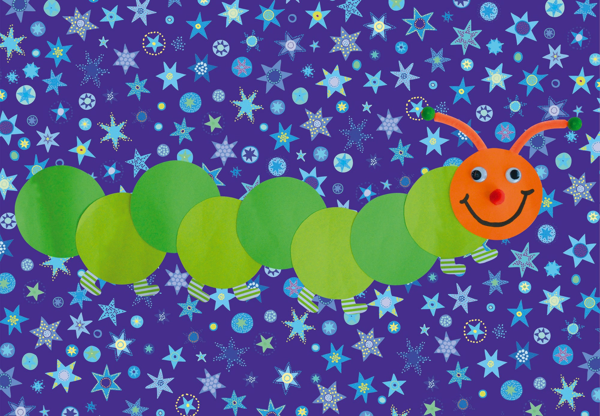 Lantern Craft Set "caterpillar Lucy" for St. Martin's Parade, Lantern ...