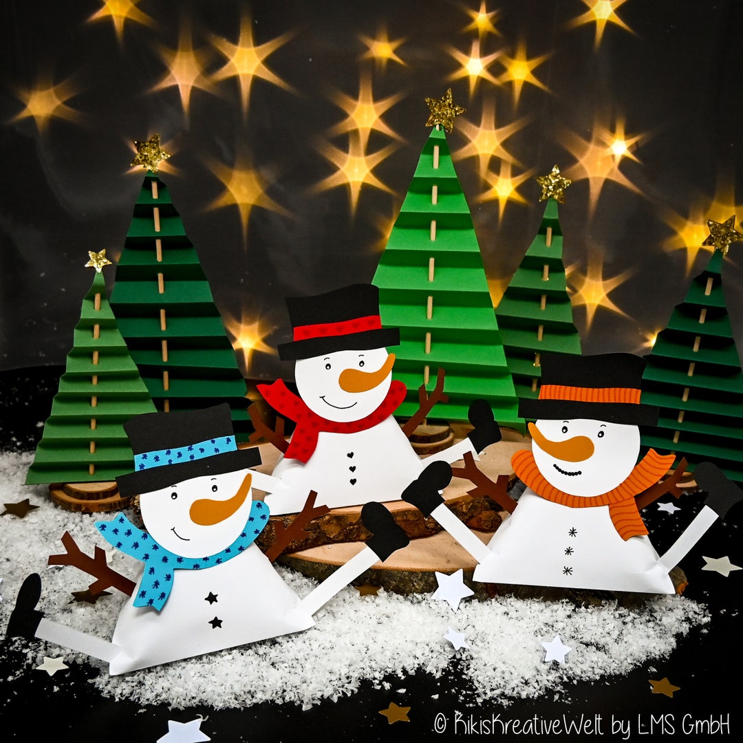 Snowy & Friends Craft Kit *DIY* Snowmen, Christmas Decoration, Gift ...