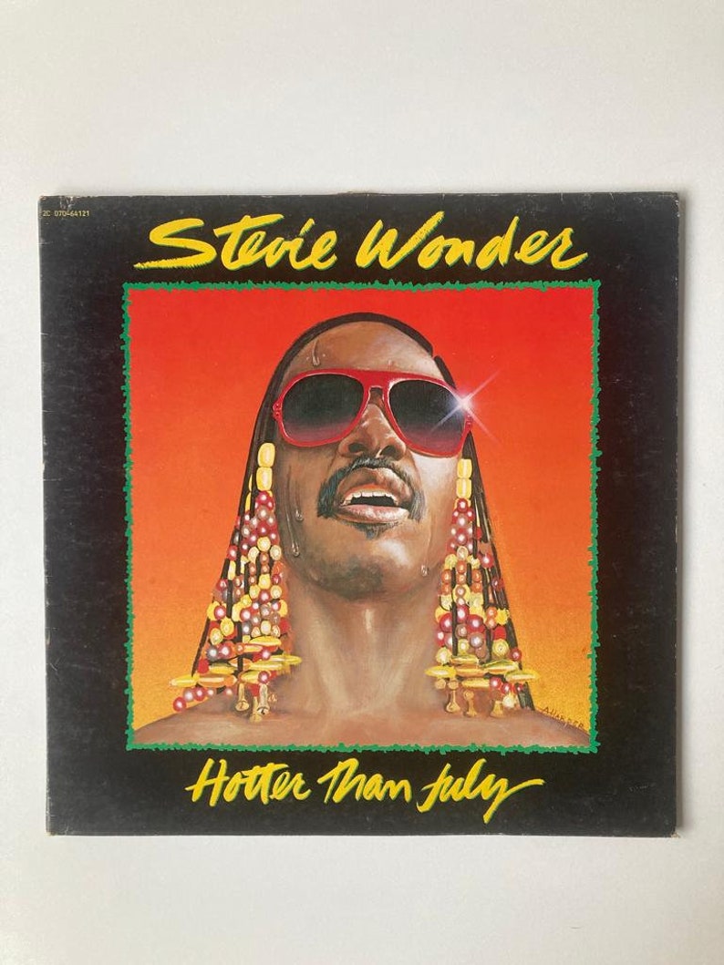 Stevie Wonder Hotter Than July Vinyl LP Record - Etsy