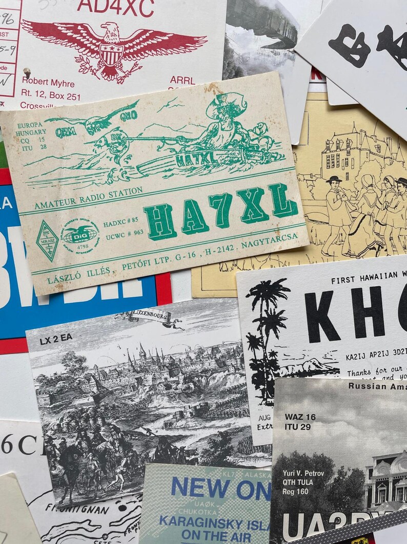 Radio Cards You Pick 1970's/80's RARE | Vintage (lot of 10 Cards) - Etsy