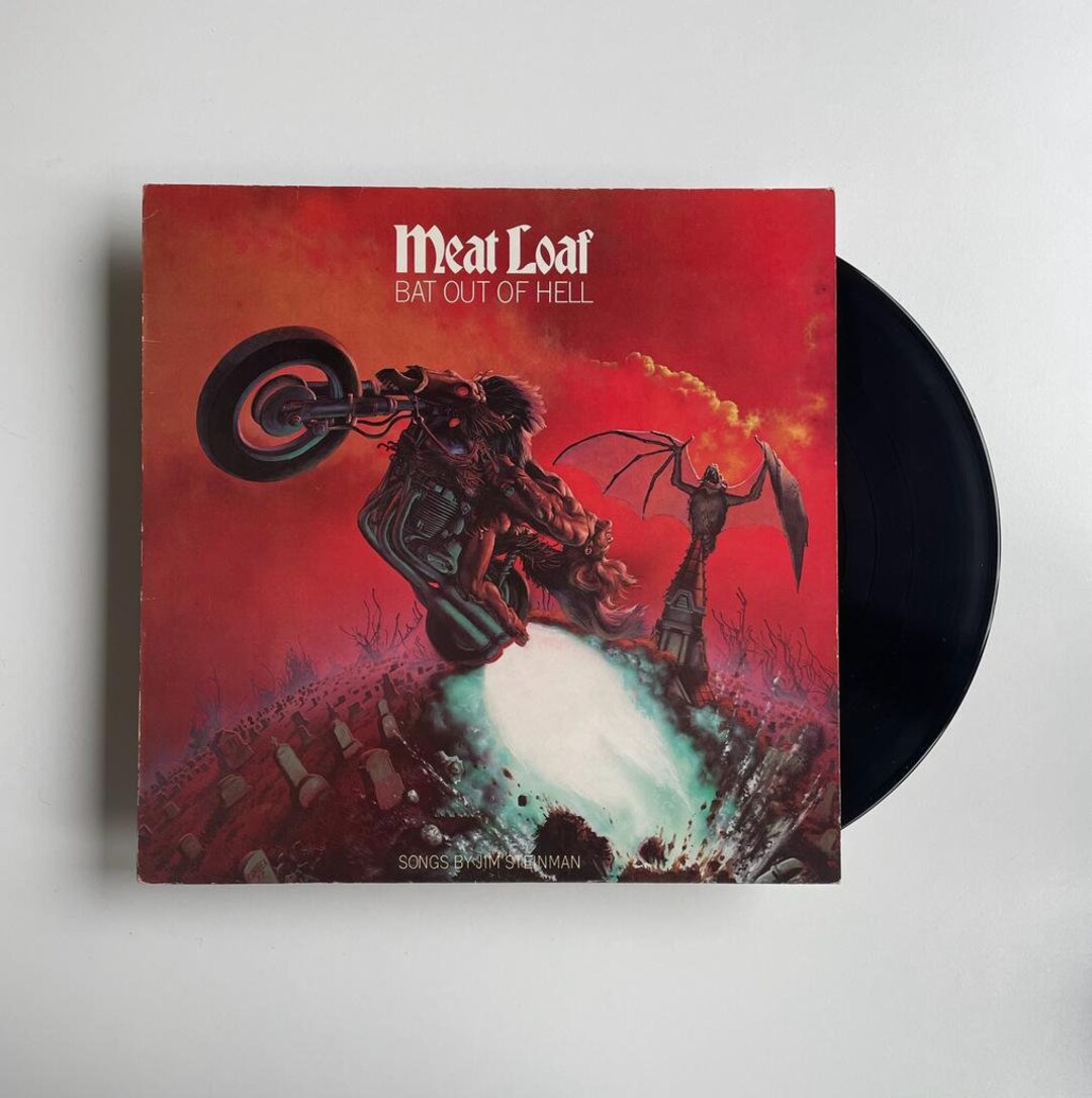 Meatloaf Bat Out of Hell Epic 82419 Iconic Super Album Vinyl LP Record - Etsy