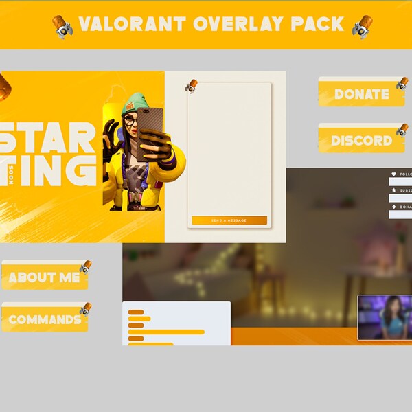 Valorant Overlay Package - Etsy