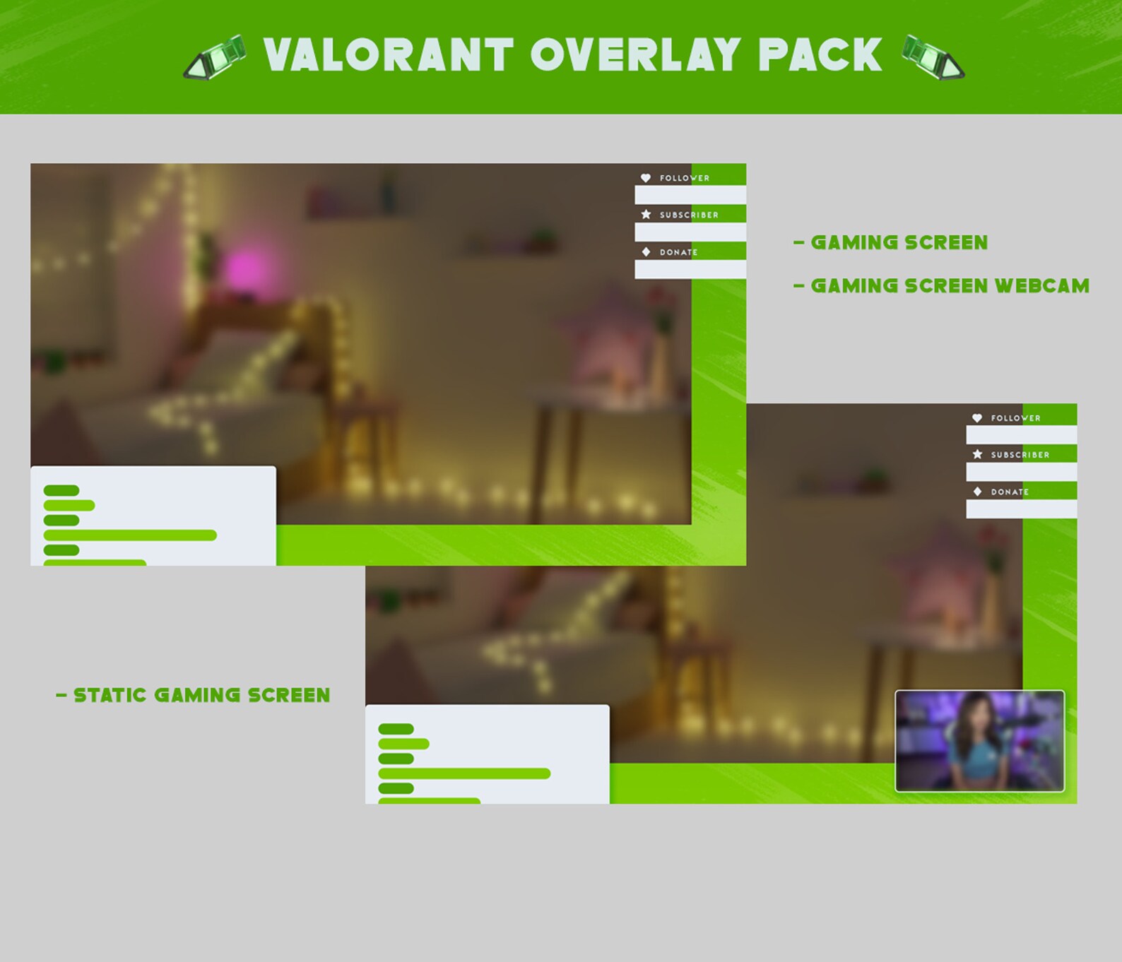 Valorant Twitch Overlay Package - Viper - Etsy