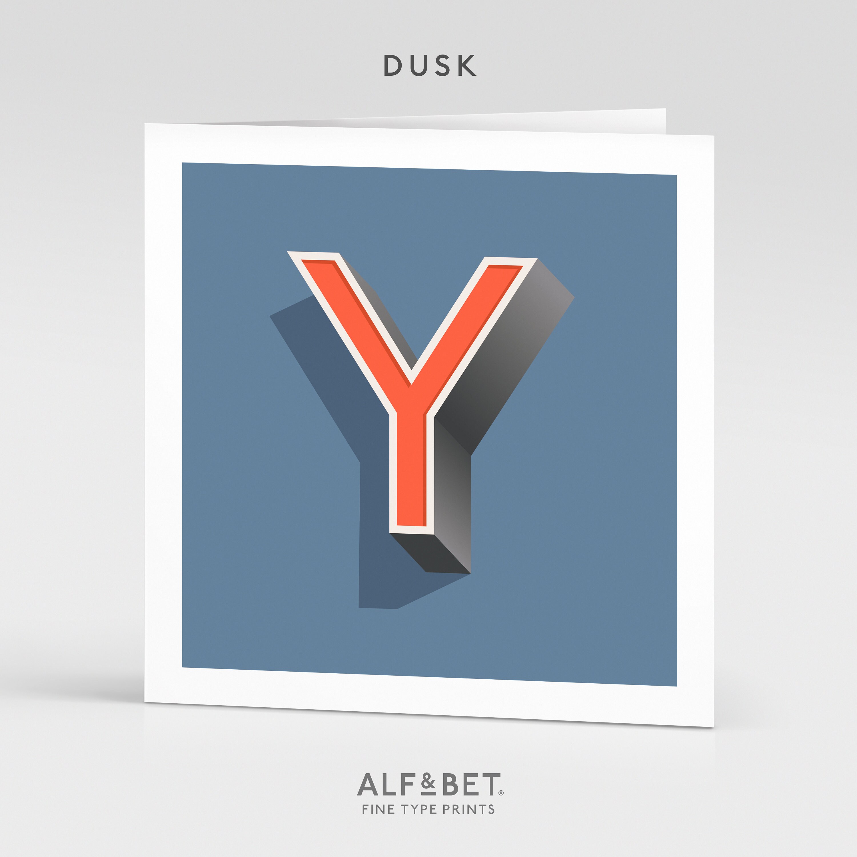 Letter Y Birthday Card | Alphabet Cards | Initials Card | A-Z Card ...