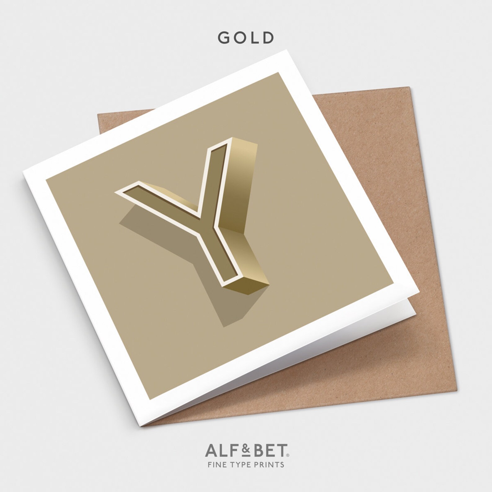 Letter Y Birthday Card | Alphabet Cards | Initials Card | A-Z Card ...