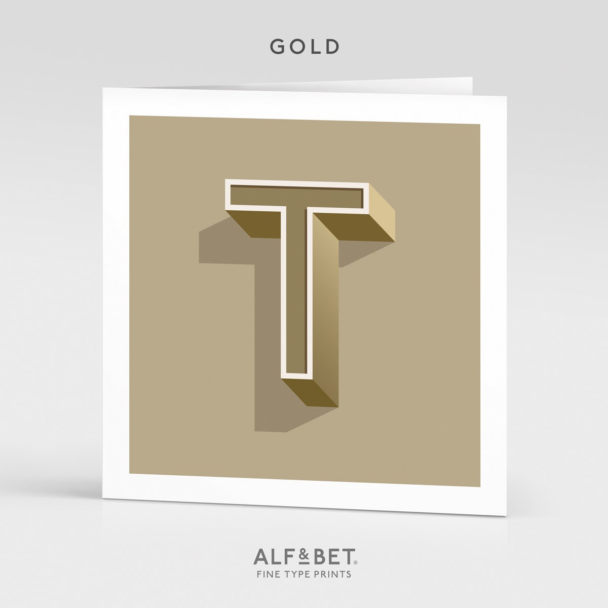 Letter T Birthday Card | Alphabet Cards | Initials Card | A-Z Card ...