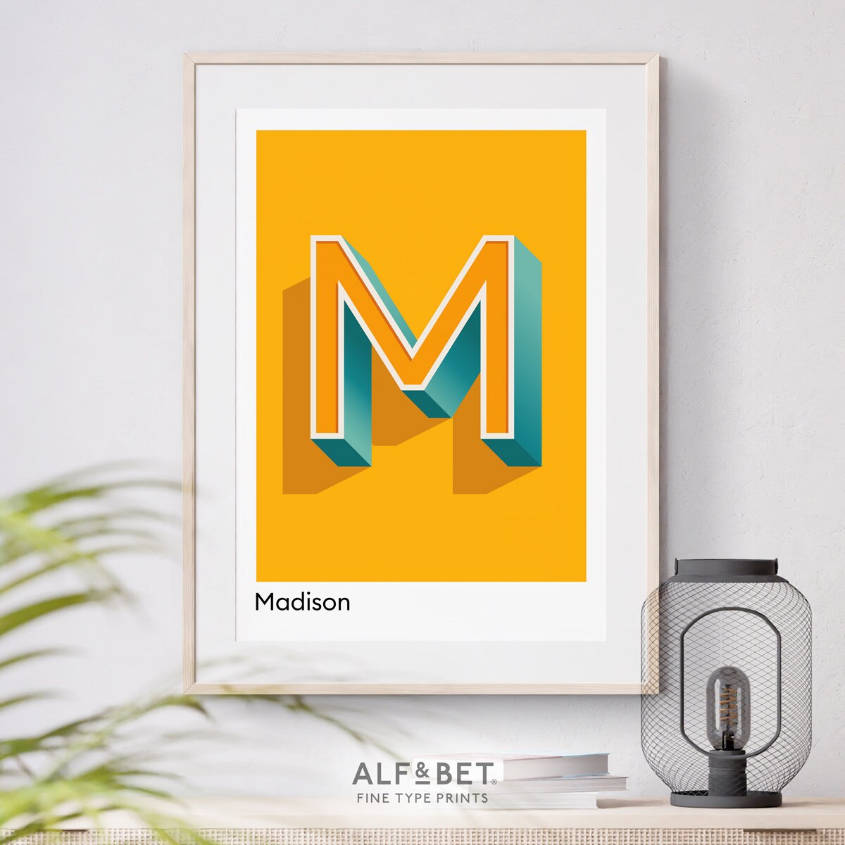 Personalised Name and Letter Print, Custom Alphabet Print, Personalised ...