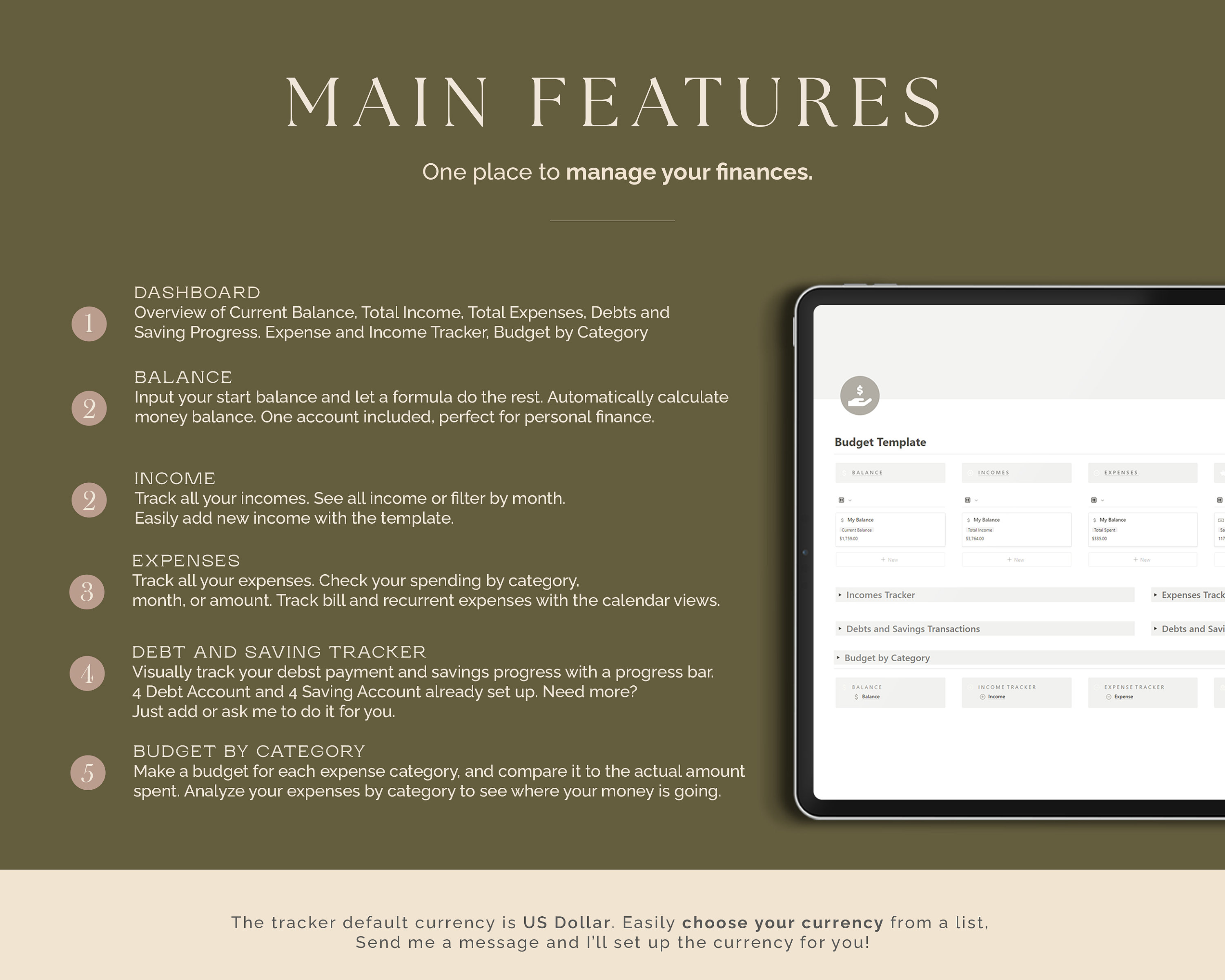 Notion Budget Template Budget Spreadsheet Notion Template - Etsy Australia
