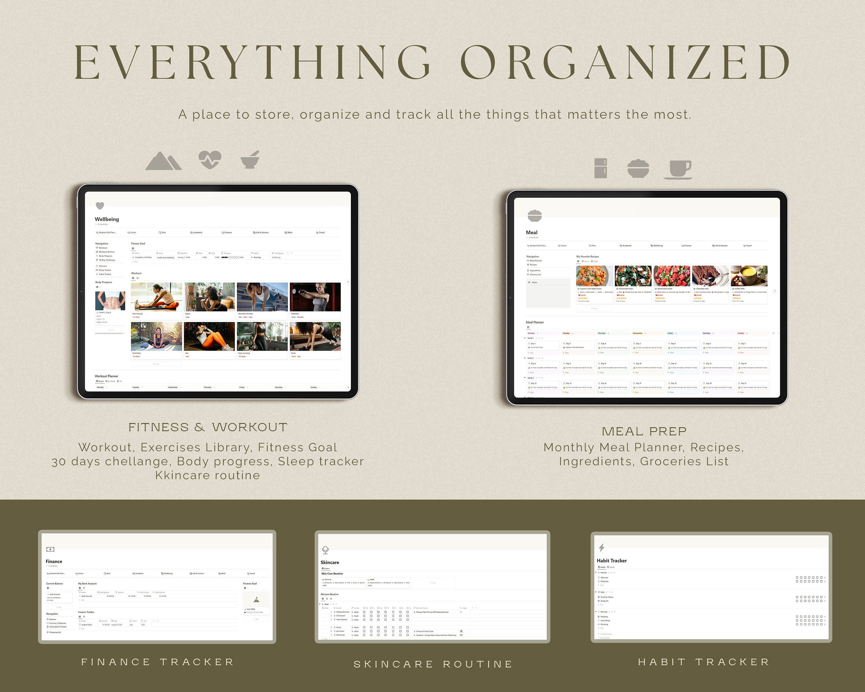 Notion Template Student Planner Study Planner College - Etsy