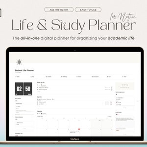 Notion Template Student Planner, Study Planner, College Planner ...