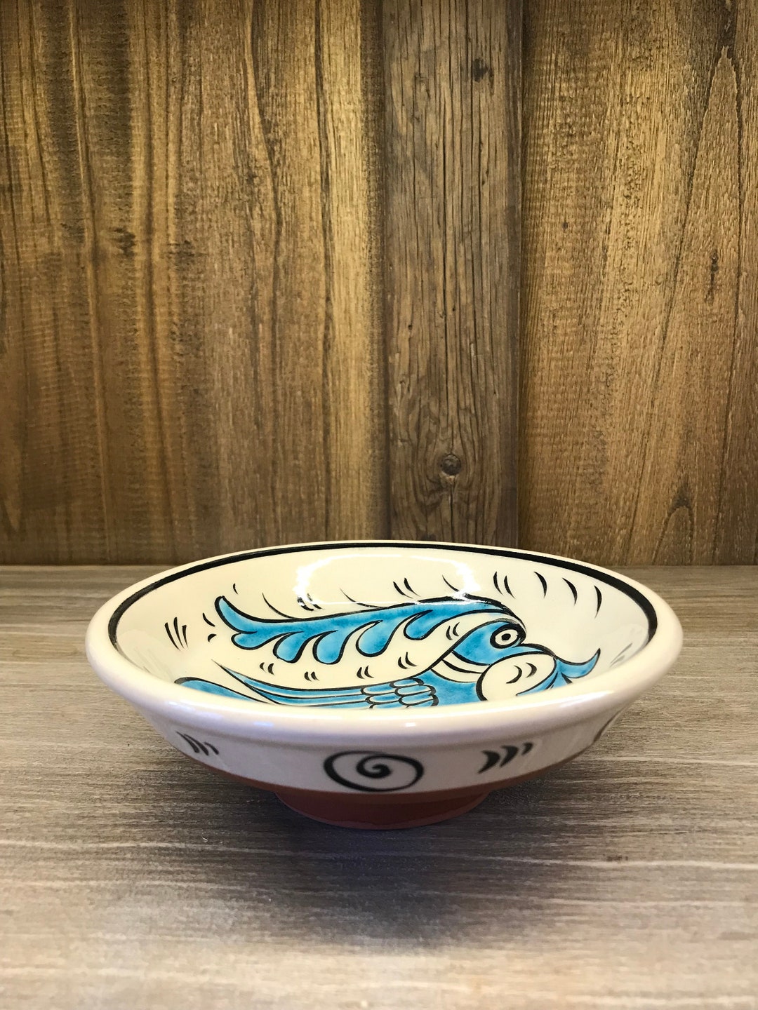 Ceramic Plate Ceramic Bowl Handmade Seljuk Period Turquoise - Etsy