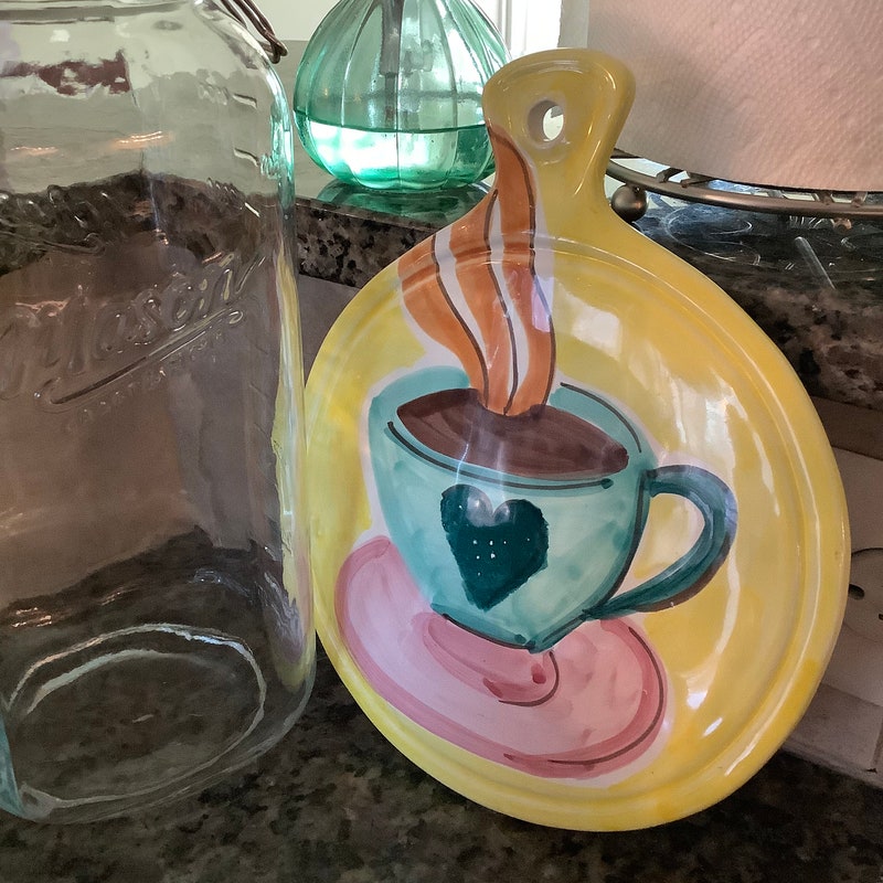 Pottery Trivet - Etsy