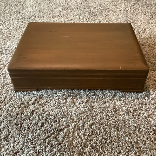 Wooden Flatware Storage Box - Etsy